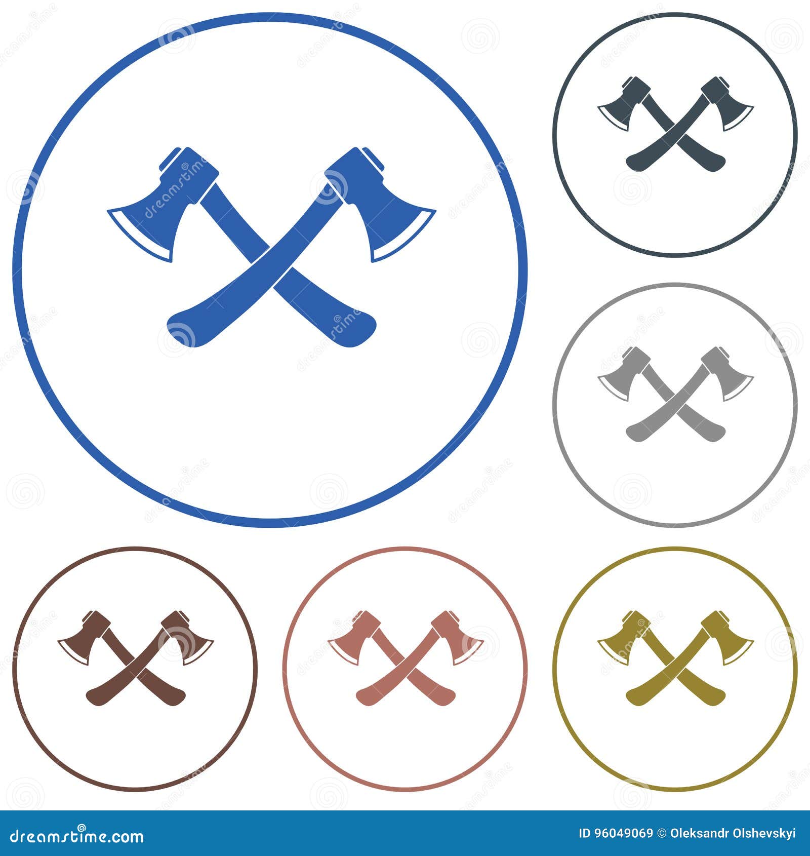 O ícone Do Machado Símbolo Do Machado Ilustração do Vetor - Ilustração ...