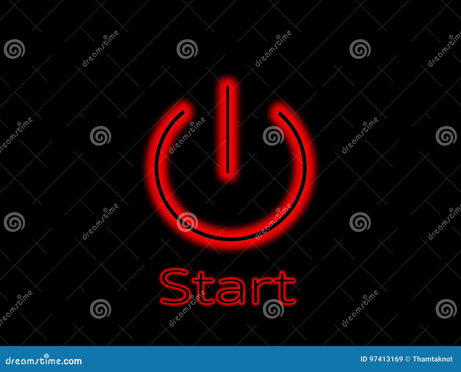 O ícone Do Poder Da Cor Vermelha, O Símbolo Do Poder E O Símbolo De ...