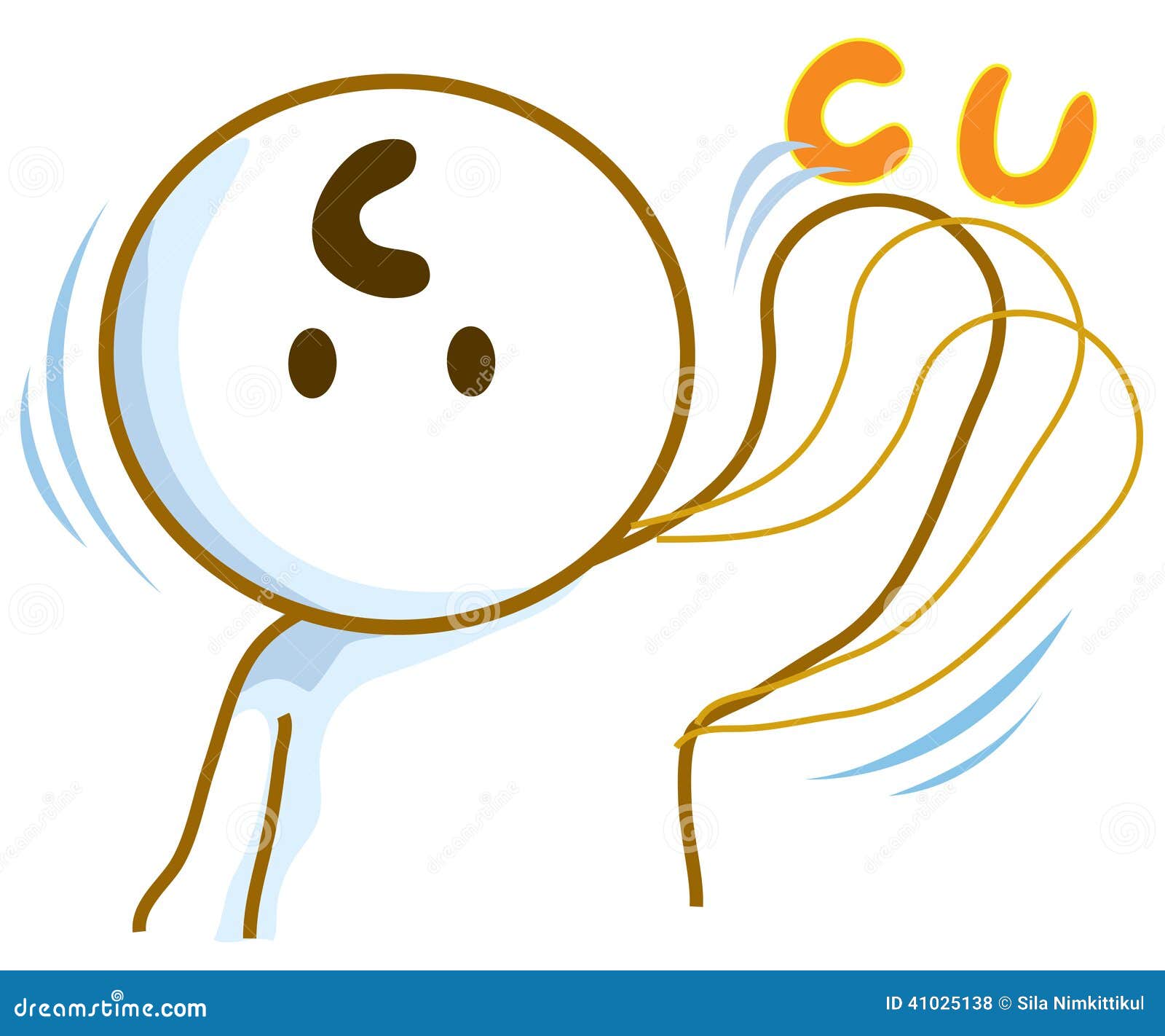 O adeus considera-o ilustração do vetor. Ilustração de fofofo - 41025138