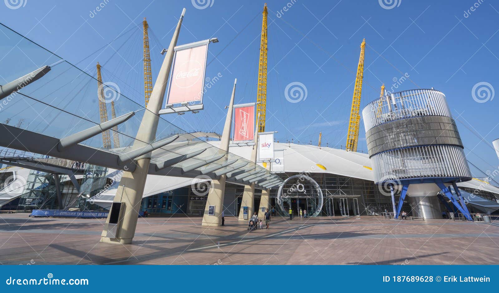 The O2 Arena at Peninsula Square North Greenwich - LONDON, ENGLAND ...