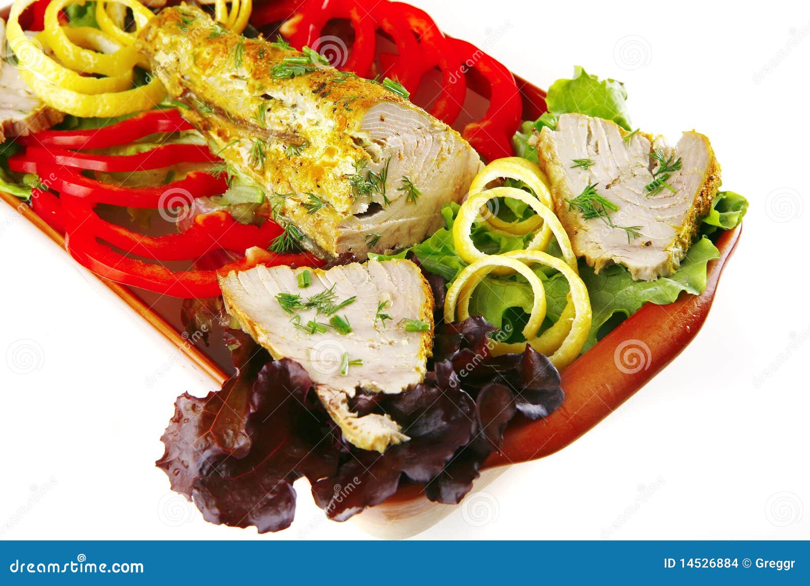 O atum seriu na placa foto de stock. Imagem de oriental - 14526884