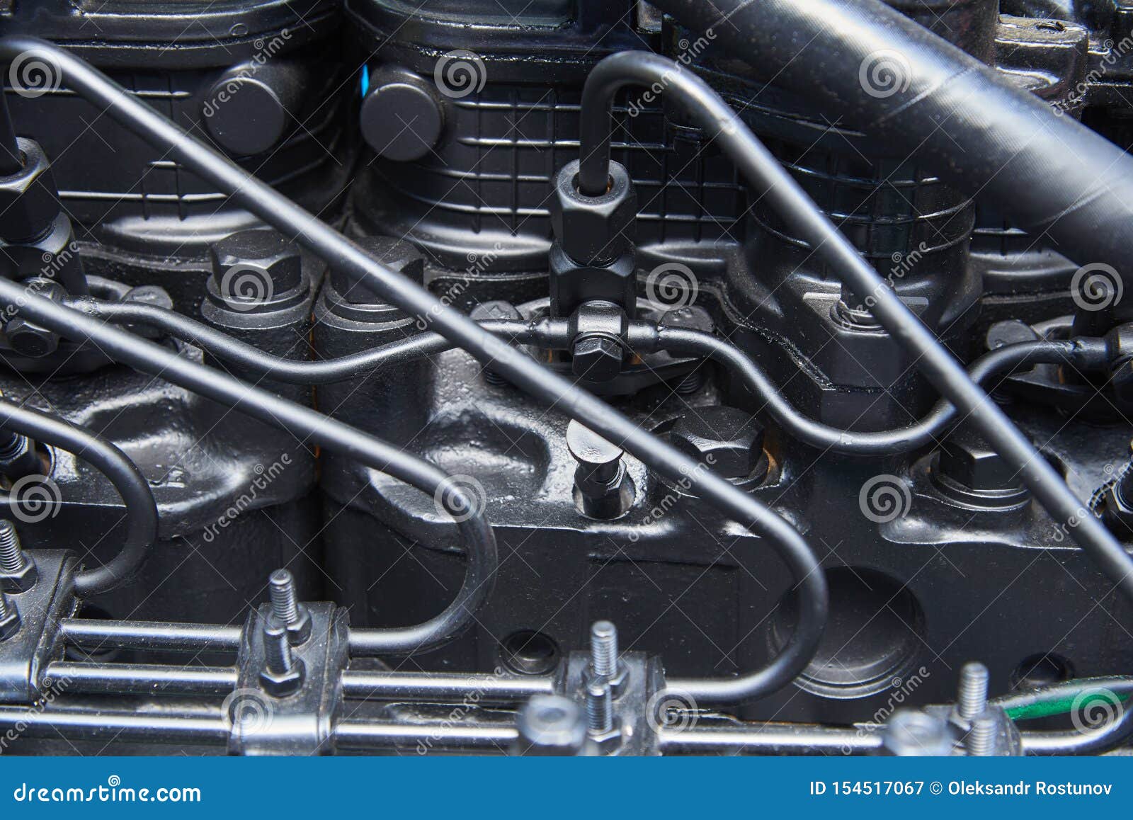 The Cylinder Block of an Internal Combustion Engine with a Fuel ...