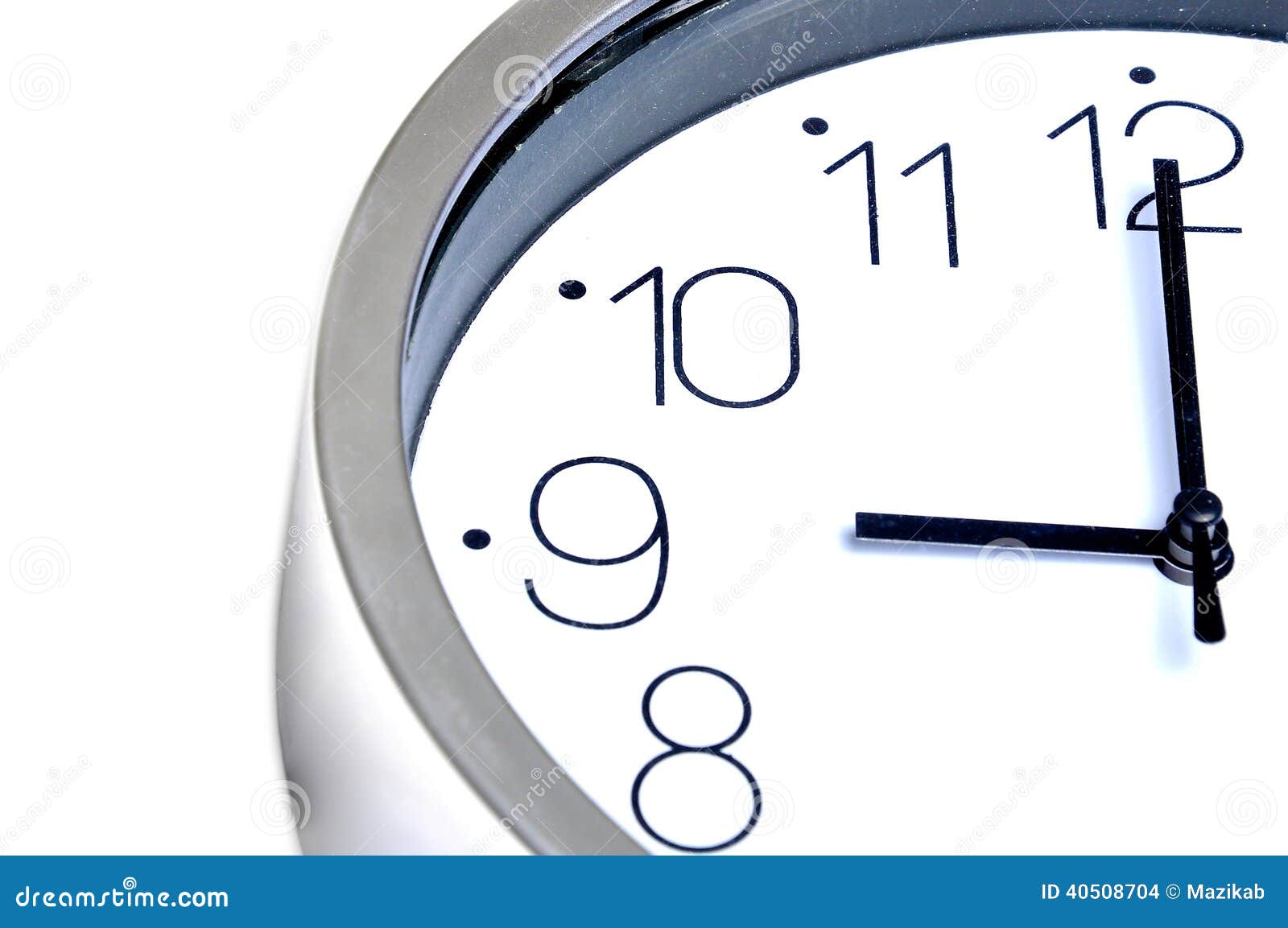 9 O Clock stock photo. Image of closeup, macro, schedule - 40508704