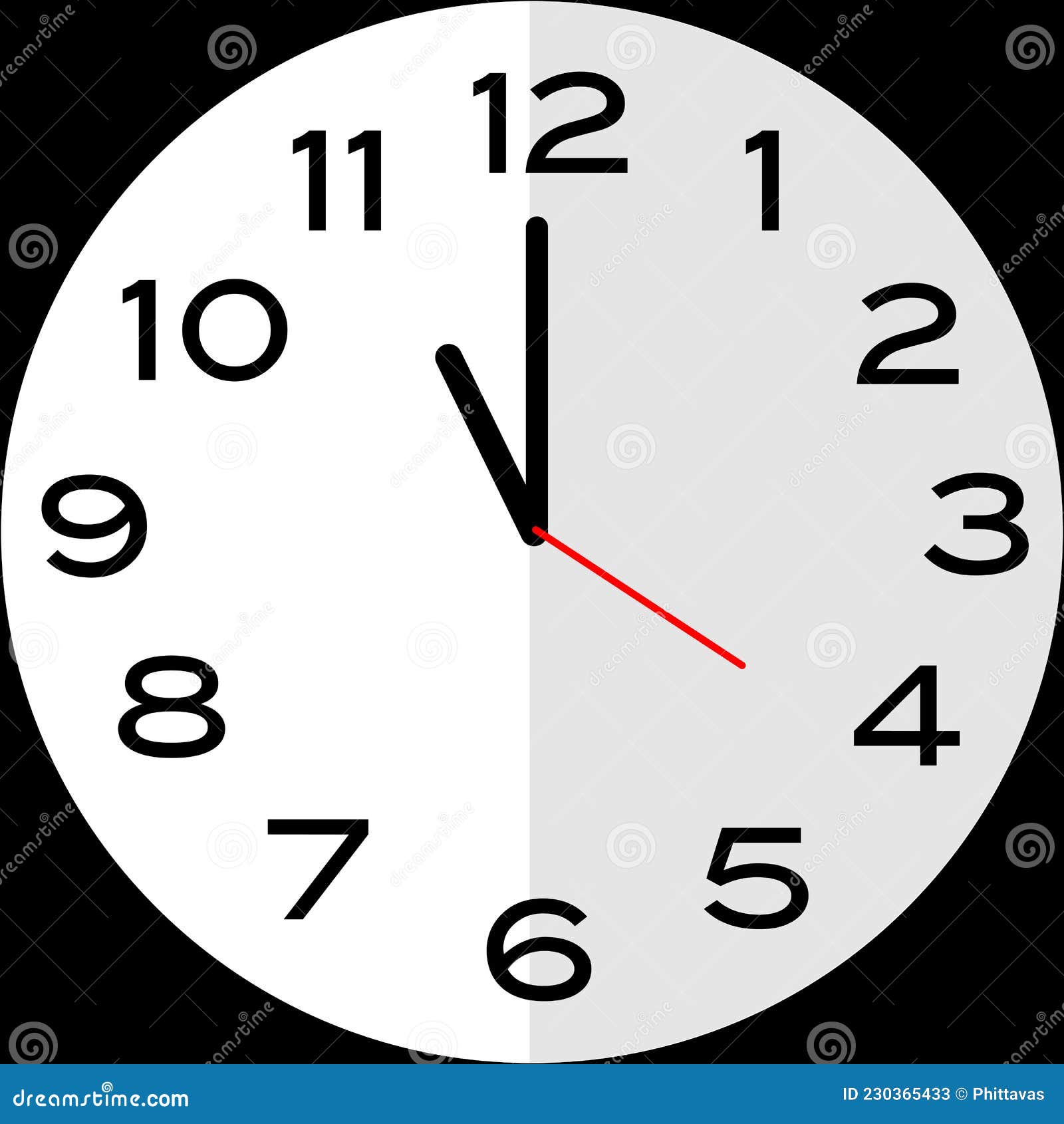 11 O`clock Analog Clock Icon Stock Illustration - Illustration of ... 11 O`clock Analog Clock Icon Stock Illustration - Illustration of ...