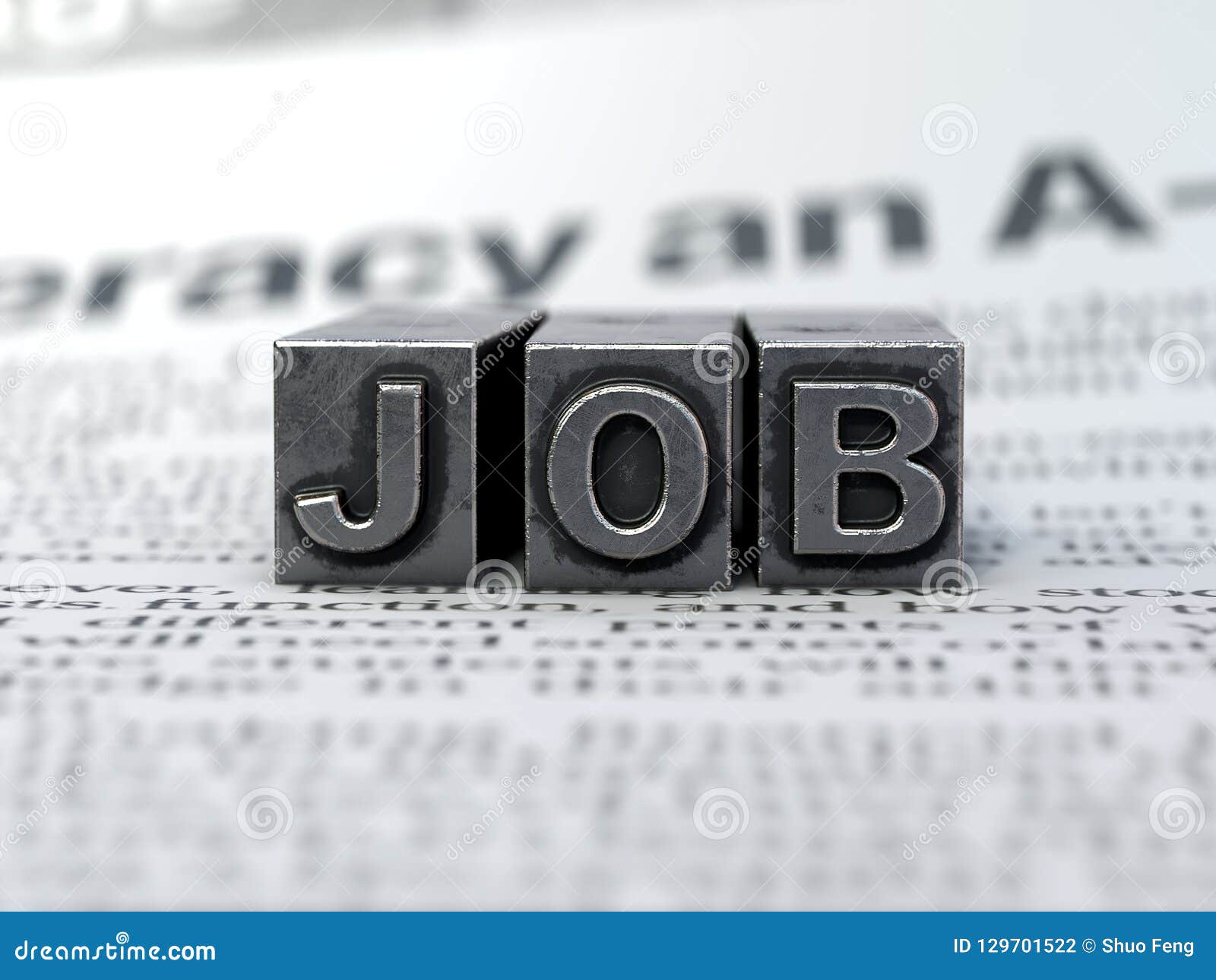 O Conceito De Trabalho Novo, Procura Um Trabalho Foto de Stock - Imagem ...