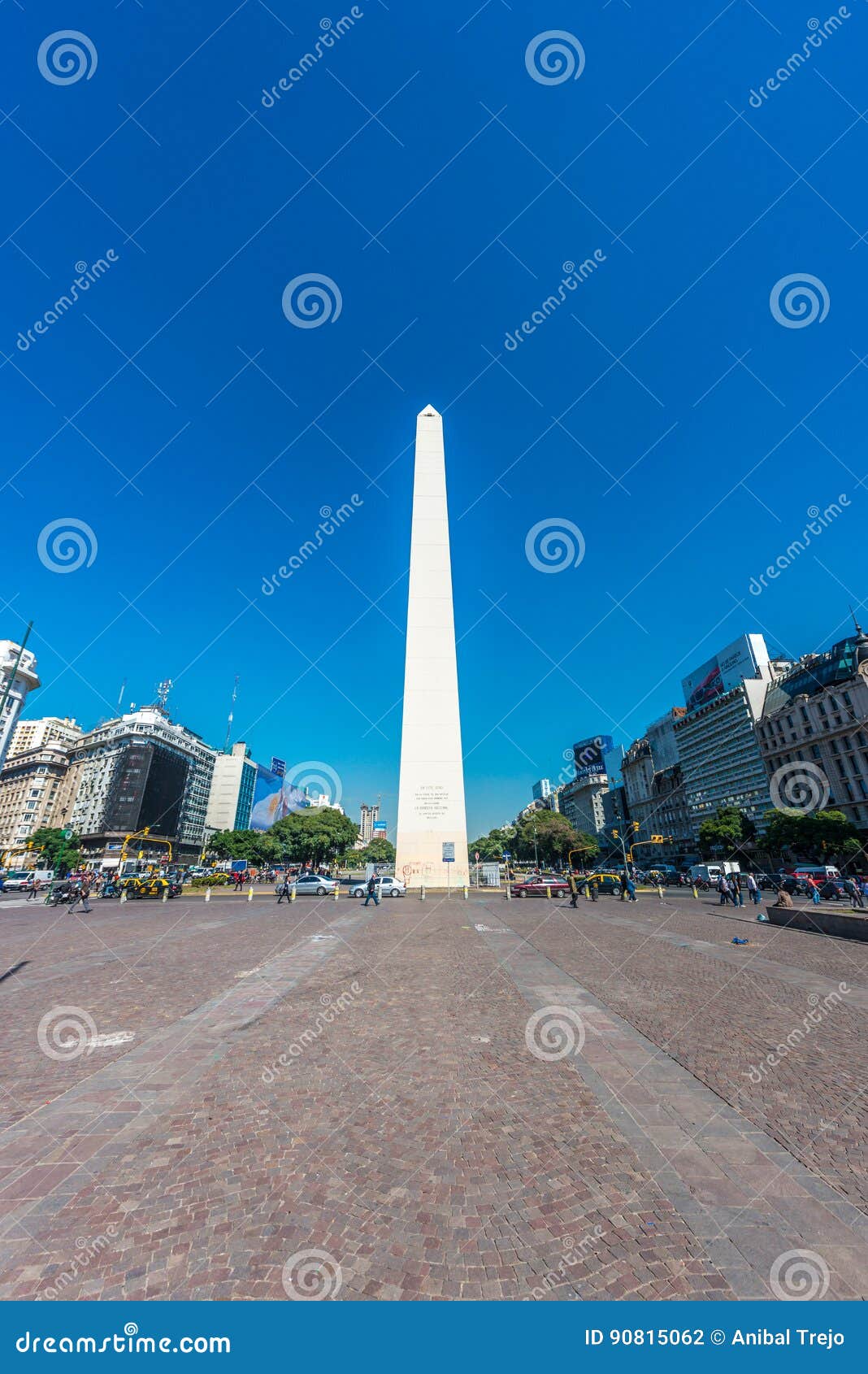 O EL Obelisco Do Obelisco Em Buenos Aires Fotografia Editorial - Imagem ...