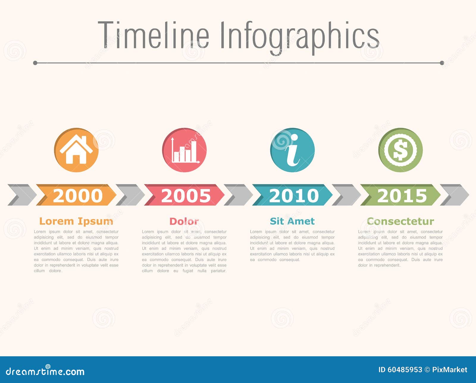 O Espaço Temporal Infographics Ilustração do Vetor - Ilustração de ...