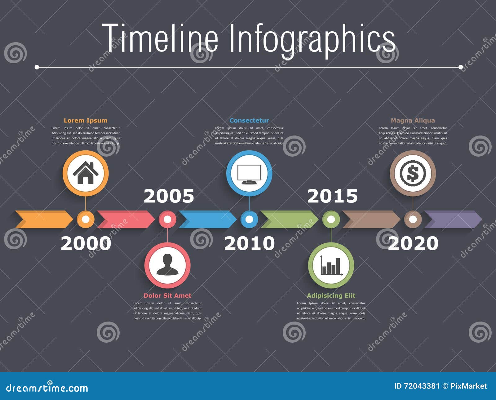 O Espaço Temporal Infographics Ilustração do Vetor - Ilustração de rede ...