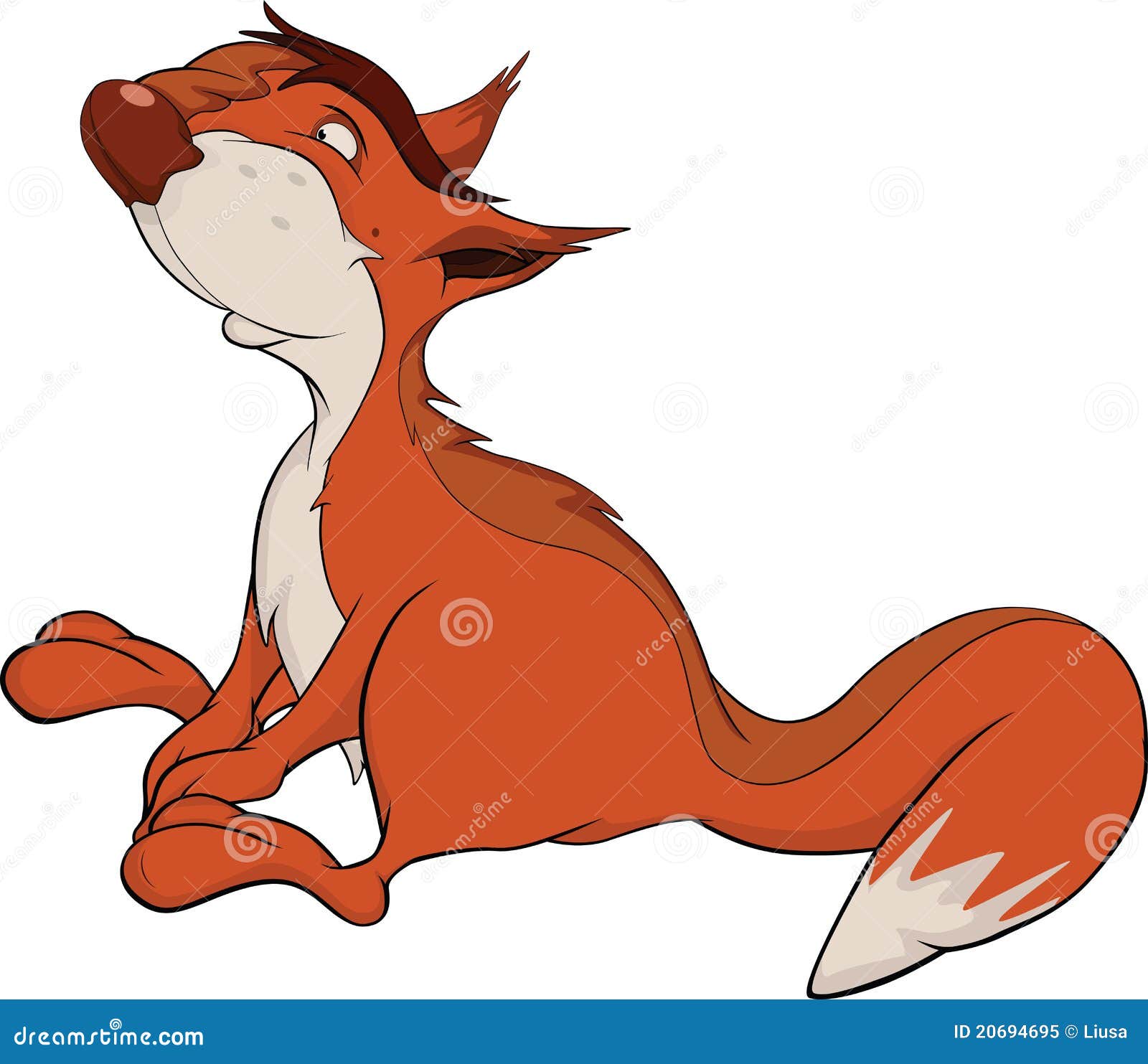 O Esquilo. Desenhos Animados Ilustração do Vetor - Ilustração de ...