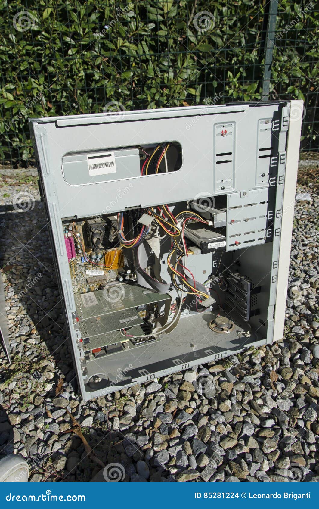 O Exemplo De Um Computador Velho Foto de Stock - Imagem de potência ...