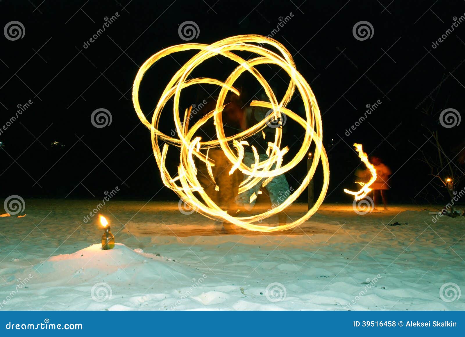 O faquir gerencie luzes foto de stock. Imagem de areia - 39516458