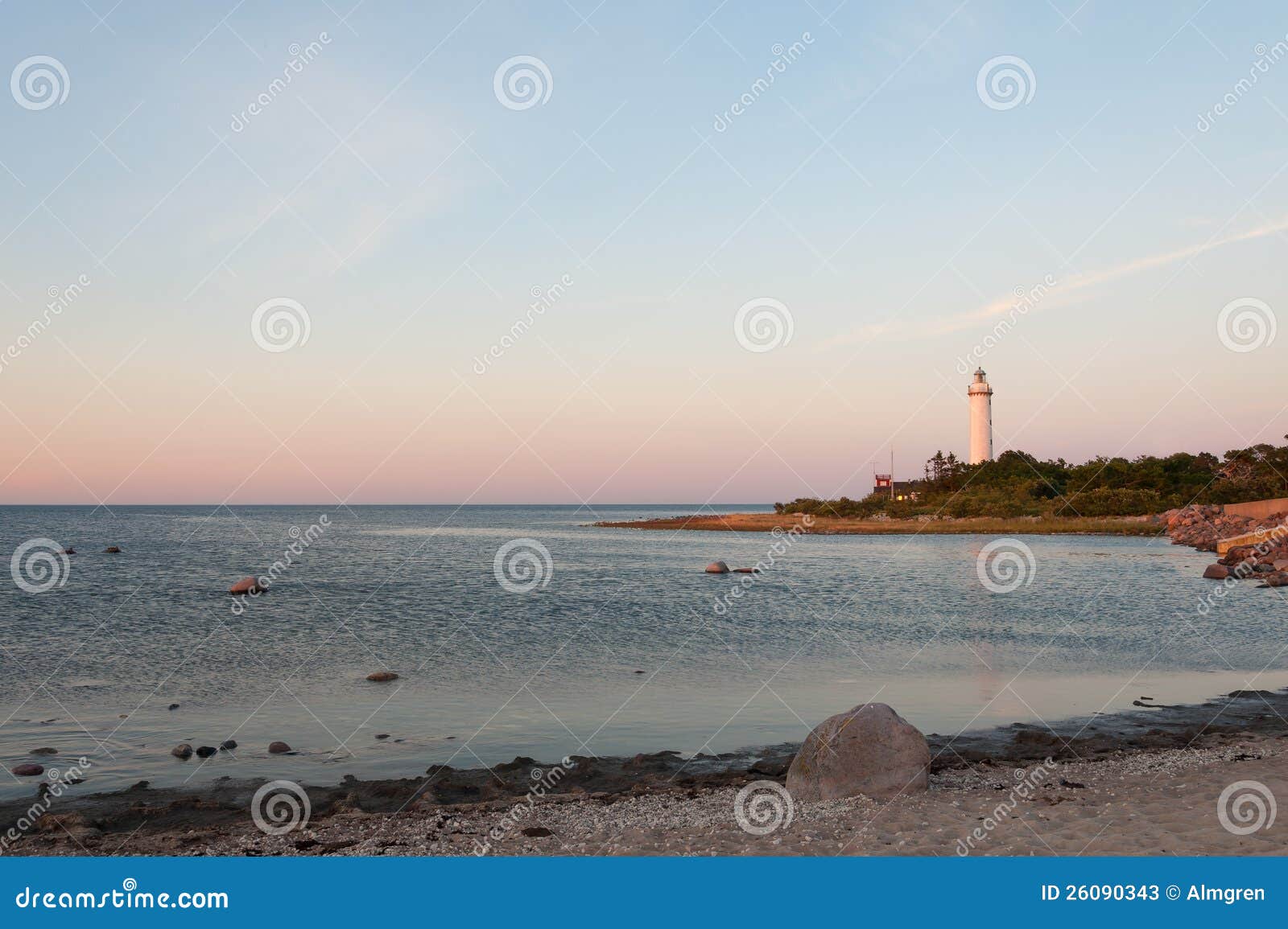 O farol Eric longo, Sweden imagem de stock. Imagem de tijolo - 26090343