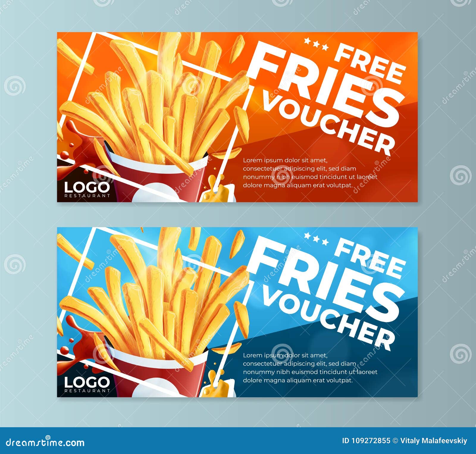 O Fast Food Frita Moldes Do Comprovante Ilustração do Vetor ...