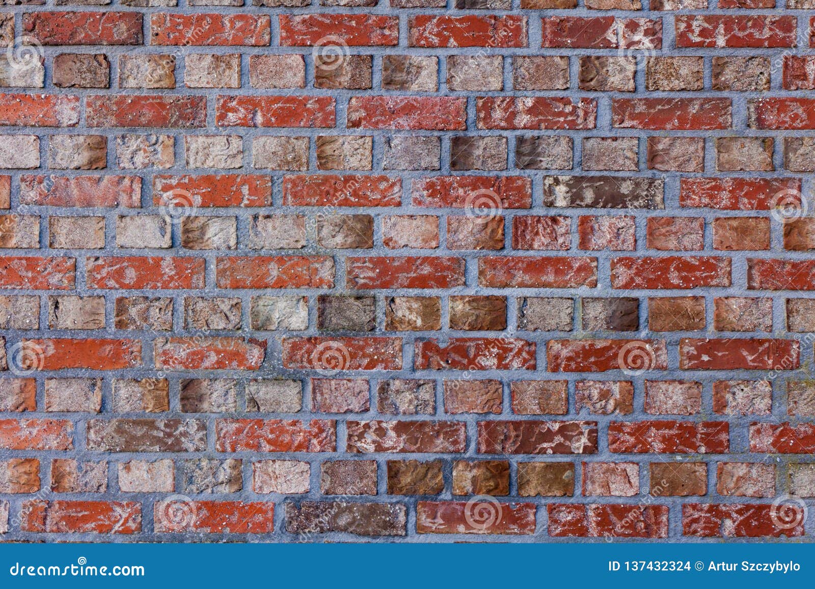 O Fundo Do Grunge Da Textura Da Parede De Tijolo Vermelho Com Cantos
