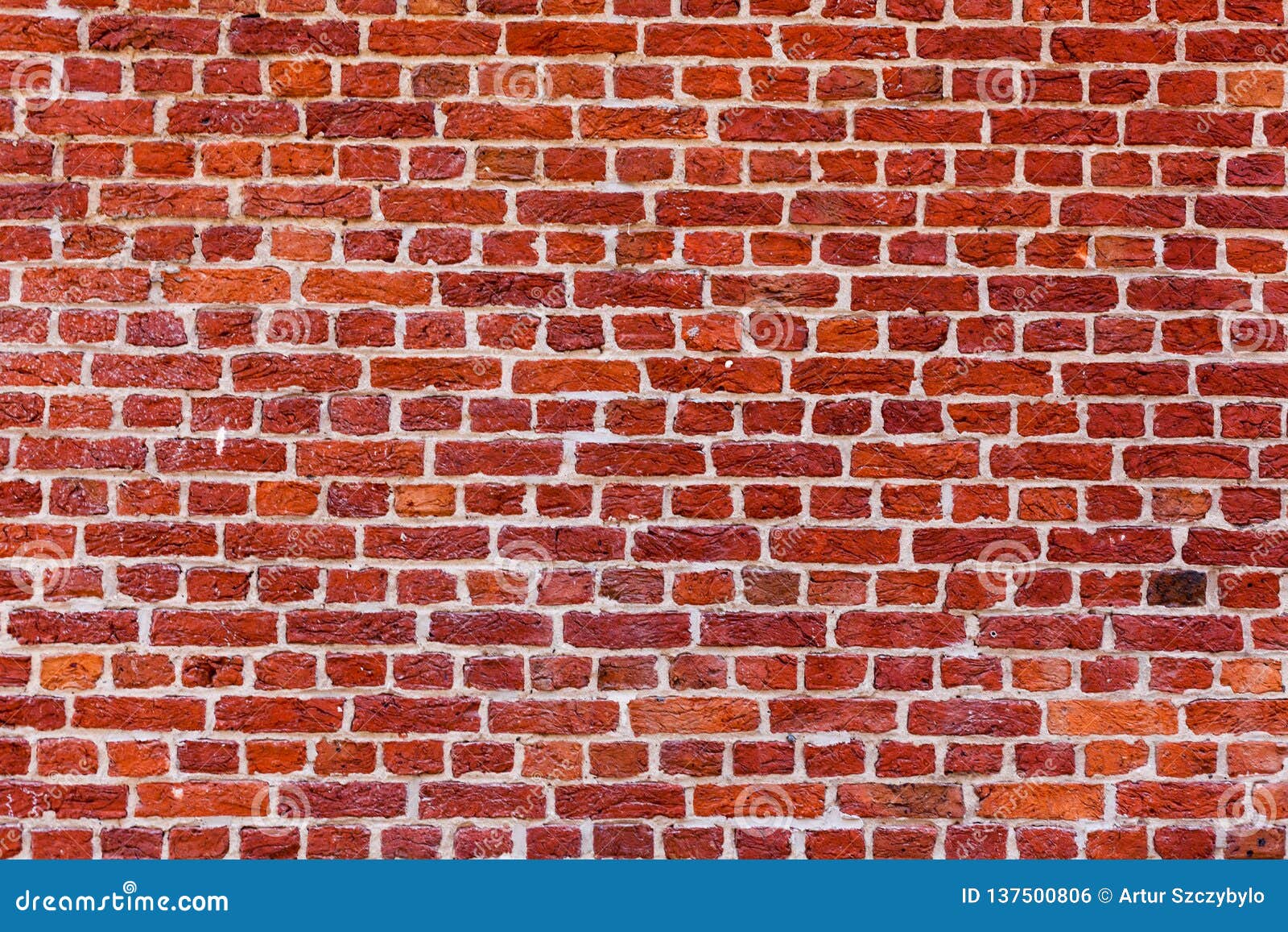 O Fundo Do Grunge Da Textura Da Parede De Tijolo Vermelho Com Cantos