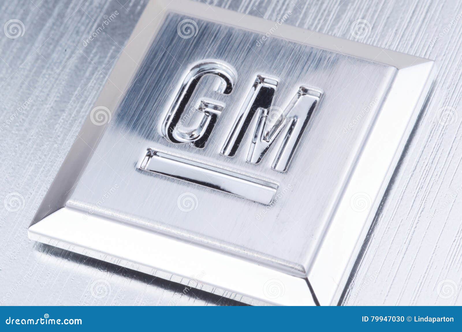 O GM General Motors Simboliza Imagem Editorial - Imagem de prata ...