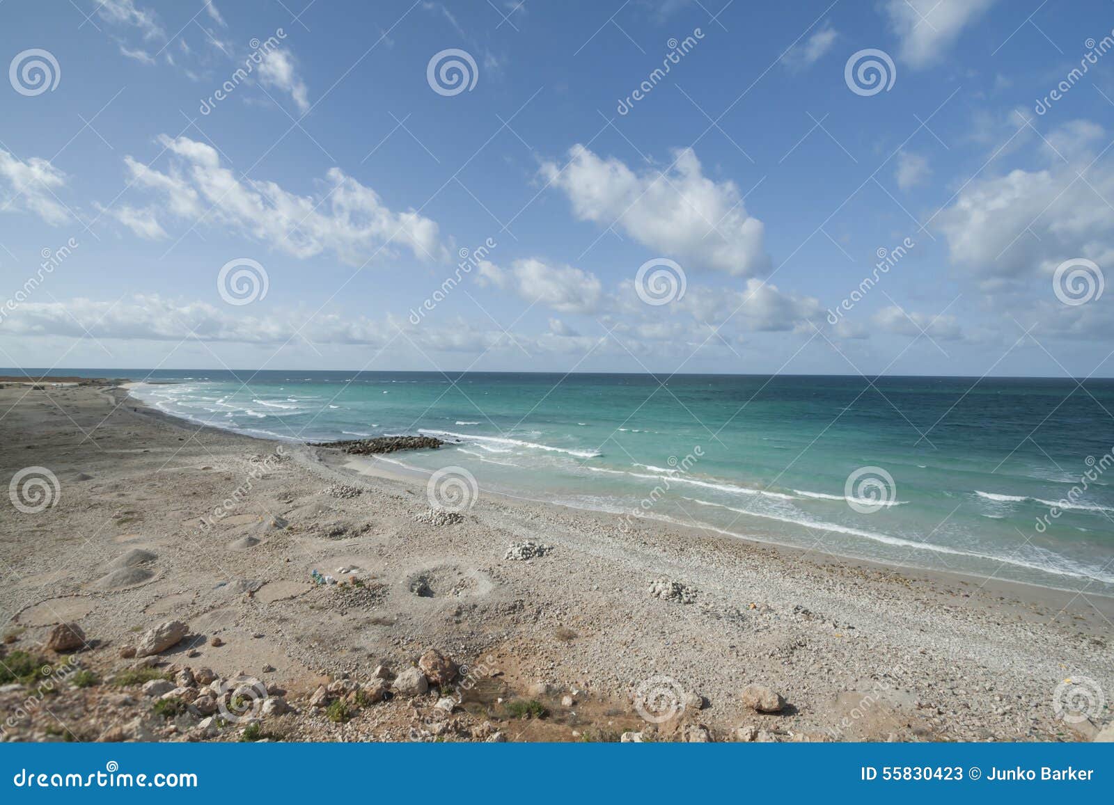 O Golfo De Áden Da Costa Norte, Praia Imagem de Stock - Imagem de leste ...