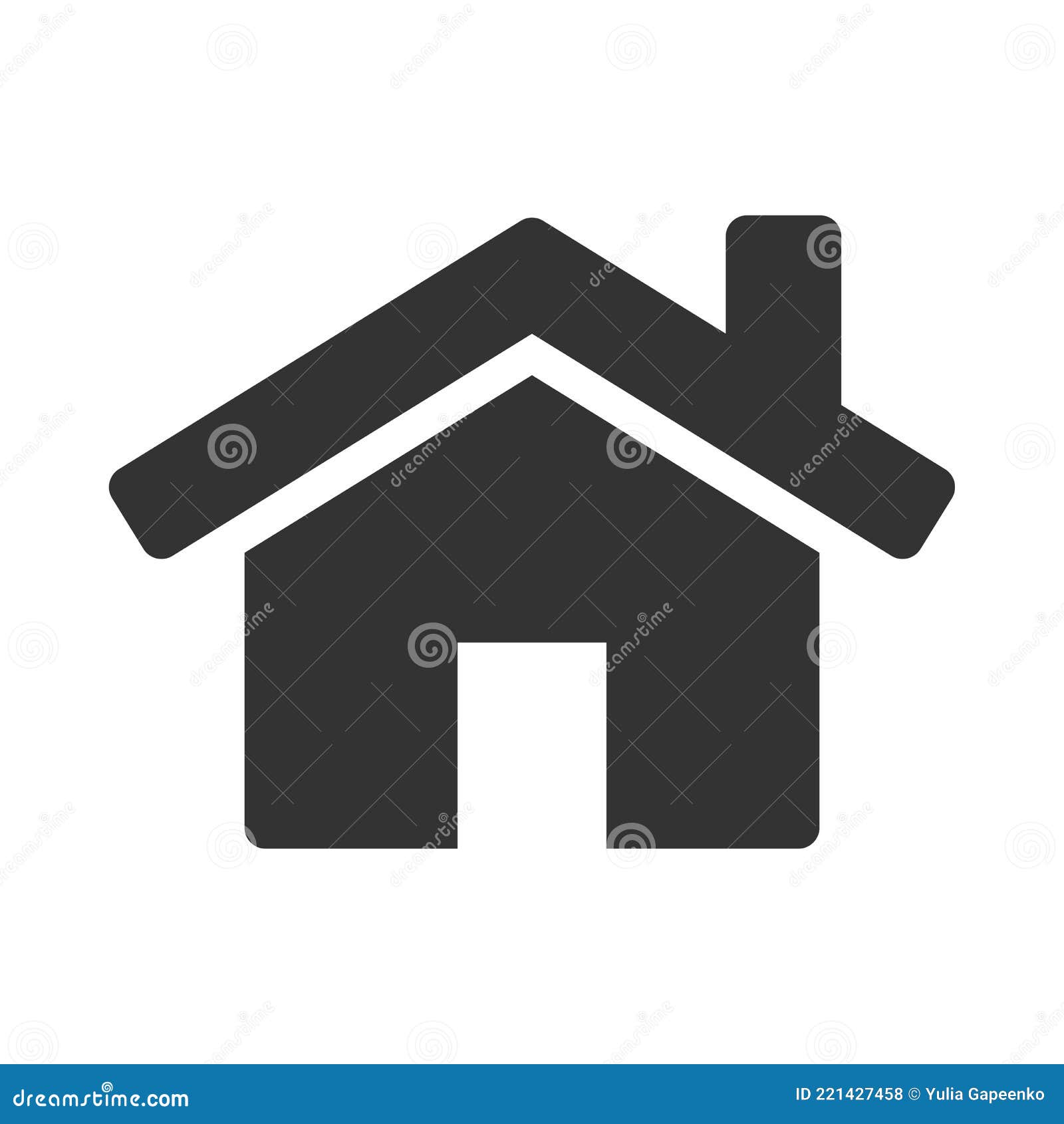 O2021-06-12-01Home Simple Flat Icon, Web Homepage Symbol. Vector ...