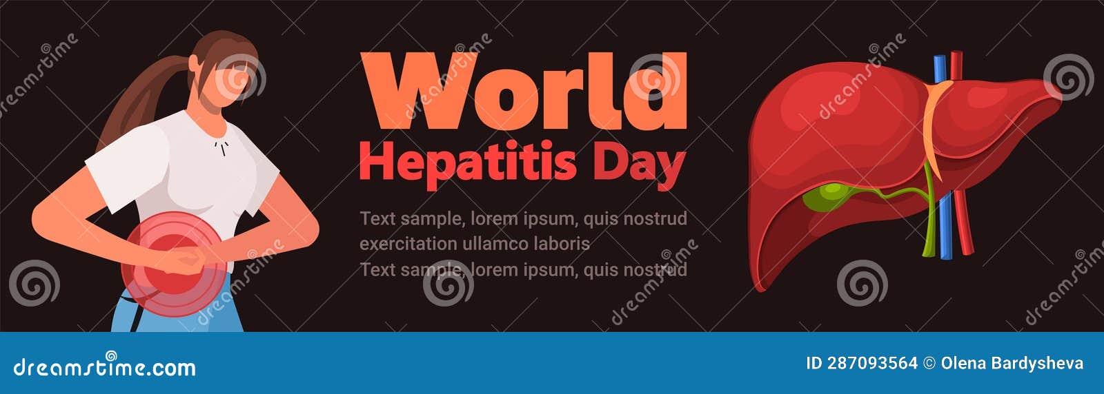 Liver Pain Line Icon, Health Problems Concept, Sick Human Liver Sign On ...