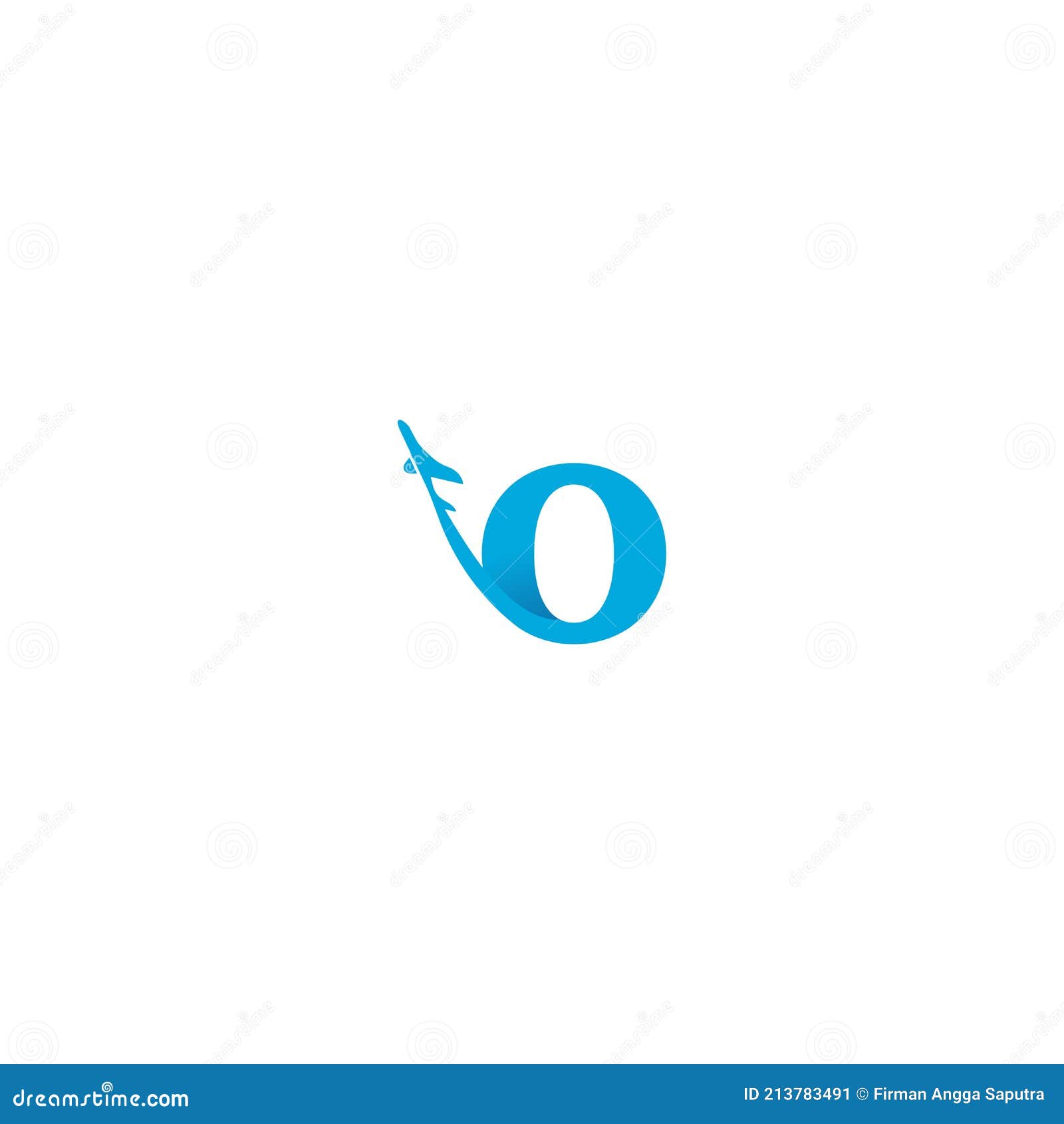 O Letter Arrow Plane Logo Inspirations Stock Illustration ...