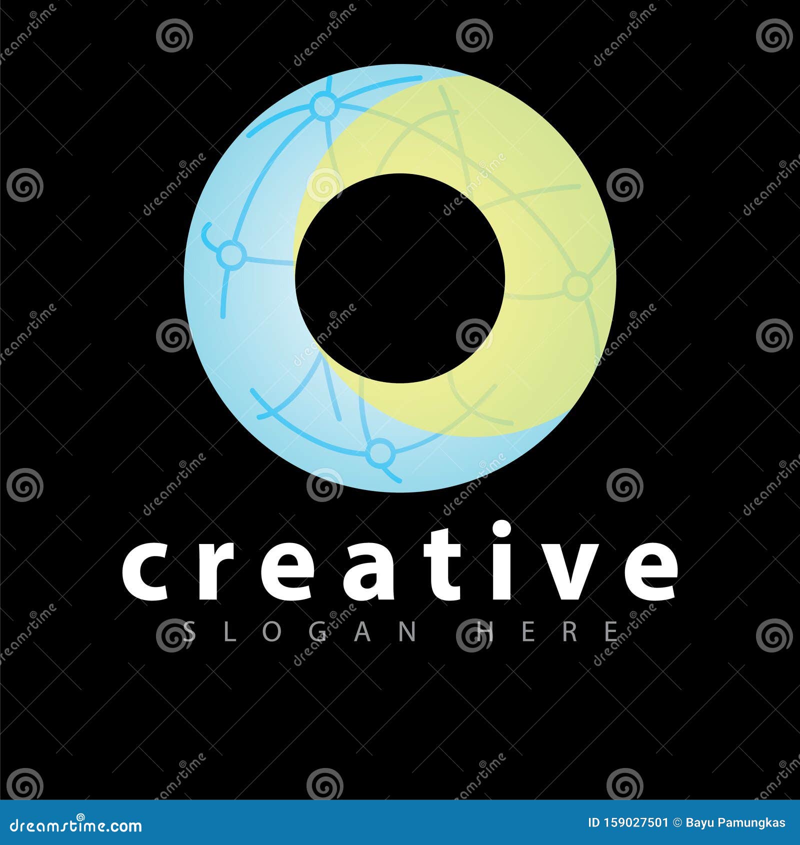 O Letter Technology Logo stock vector. Illustration of medicine - 159027501