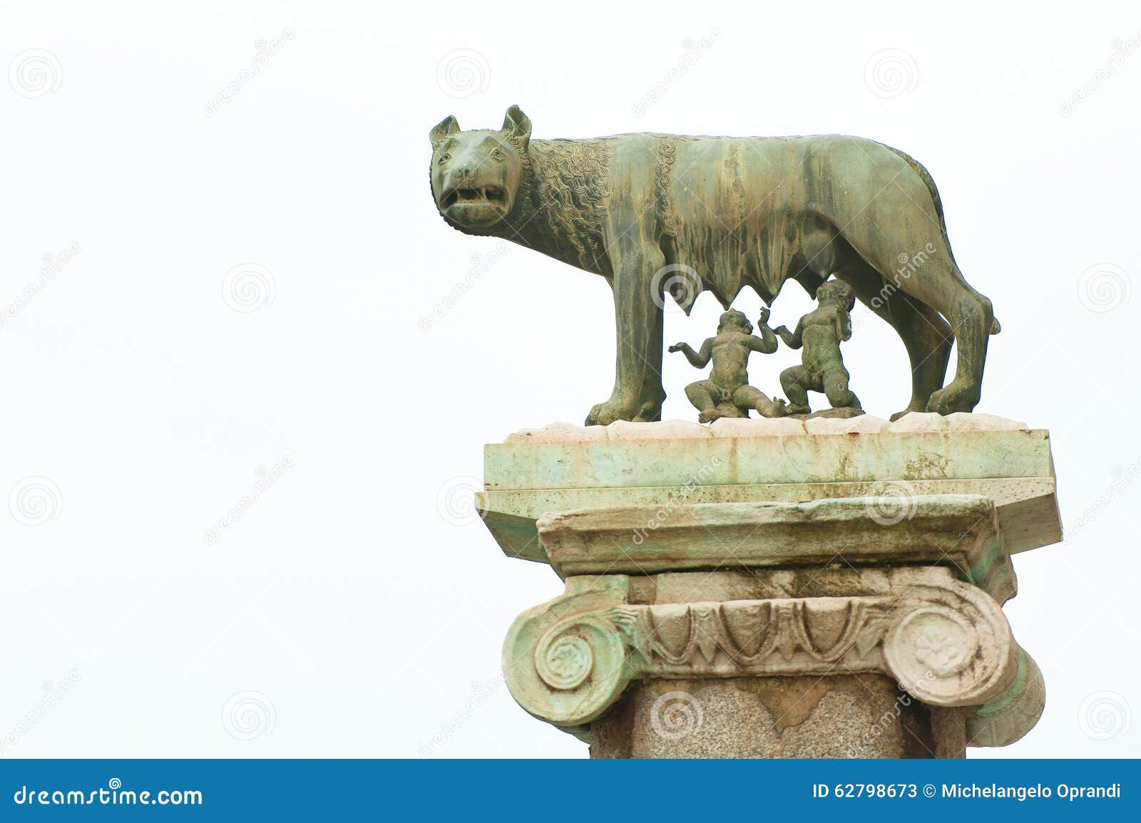 O lobo de Roma imagem de stock. Imagem de lobo, arte - 62798673