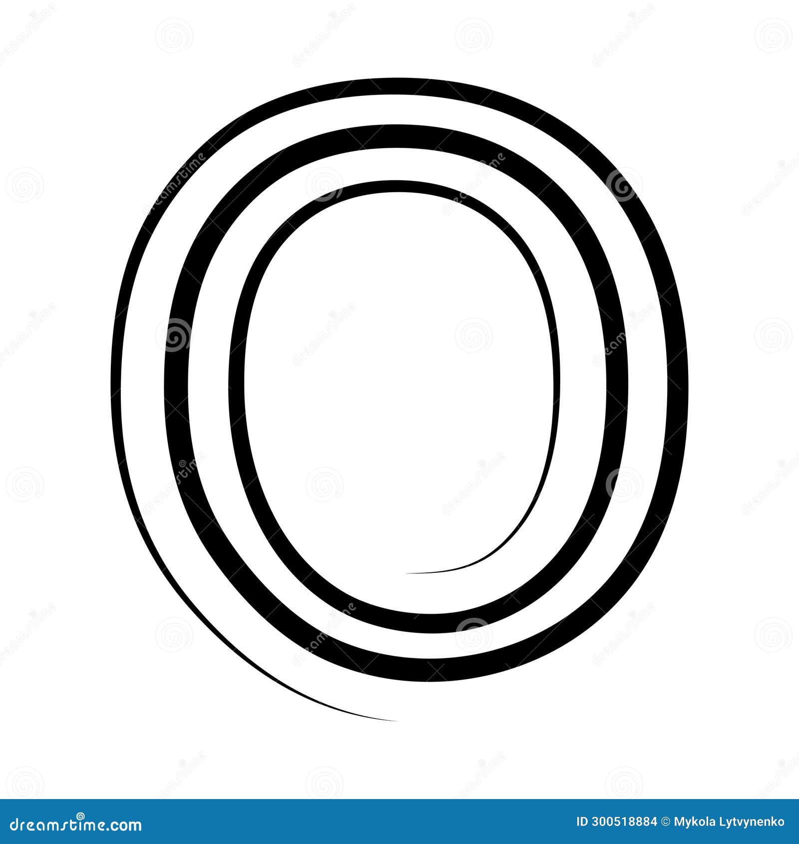 Letter O Spiral Shape, Logo Letter O Spiral Galaxy Vector Illustration ...