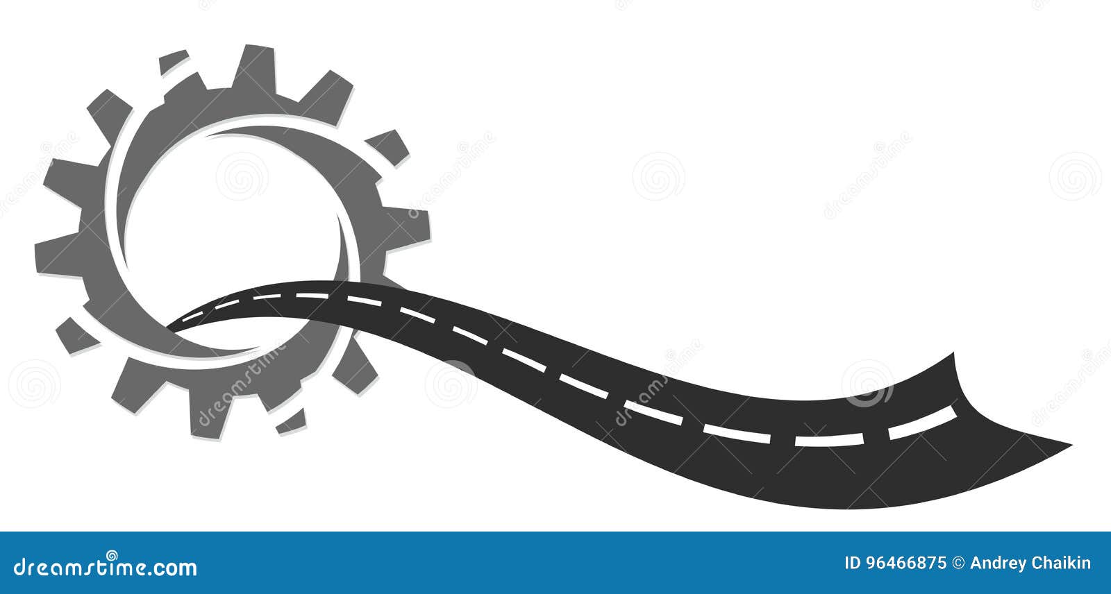 O logotipo da estrada ilustração do vetor. Ilustração de transporte ...