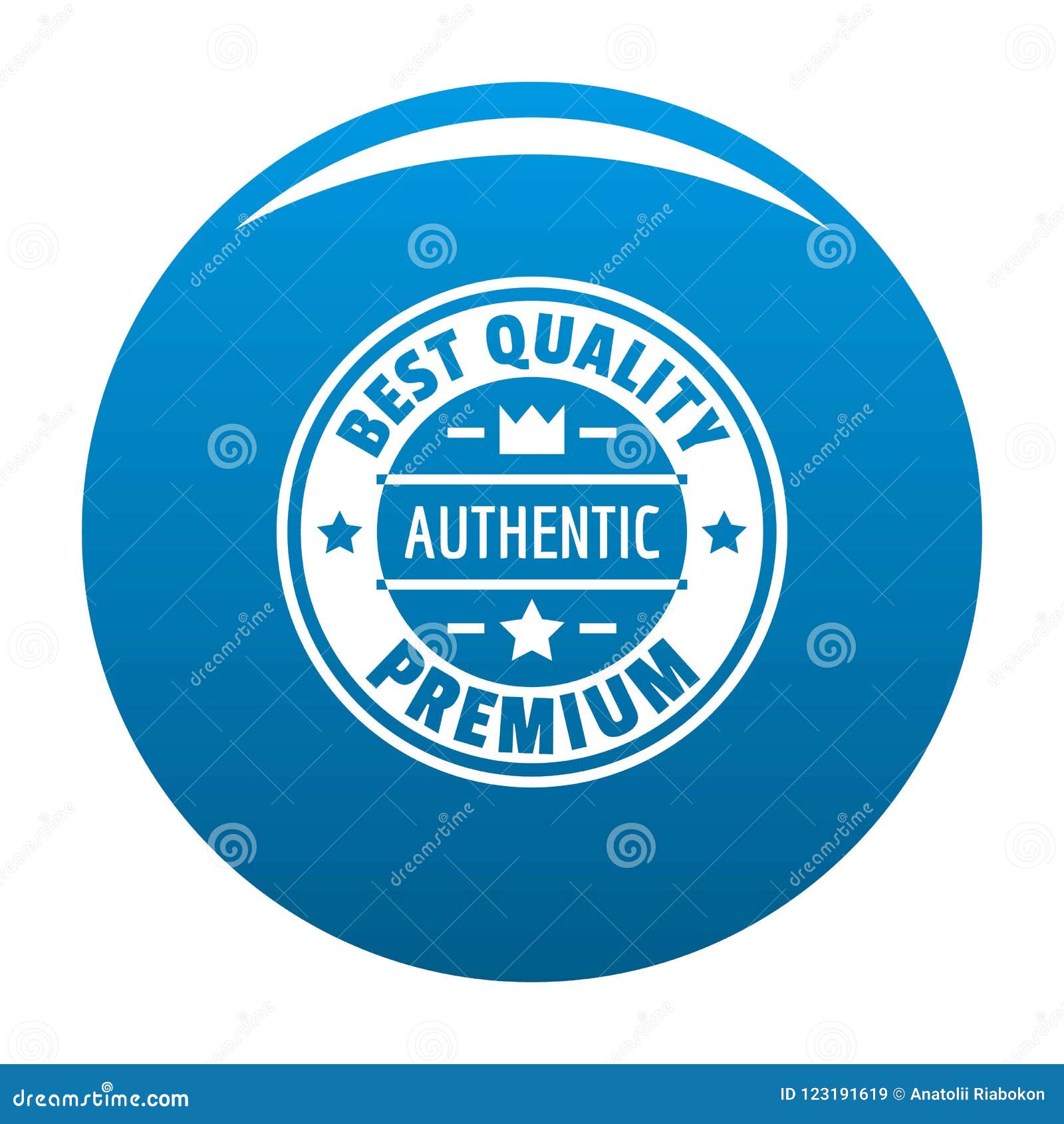 O Melhor Logotipo Da Qualidade, Estilo Simples Ilustração Stock ...