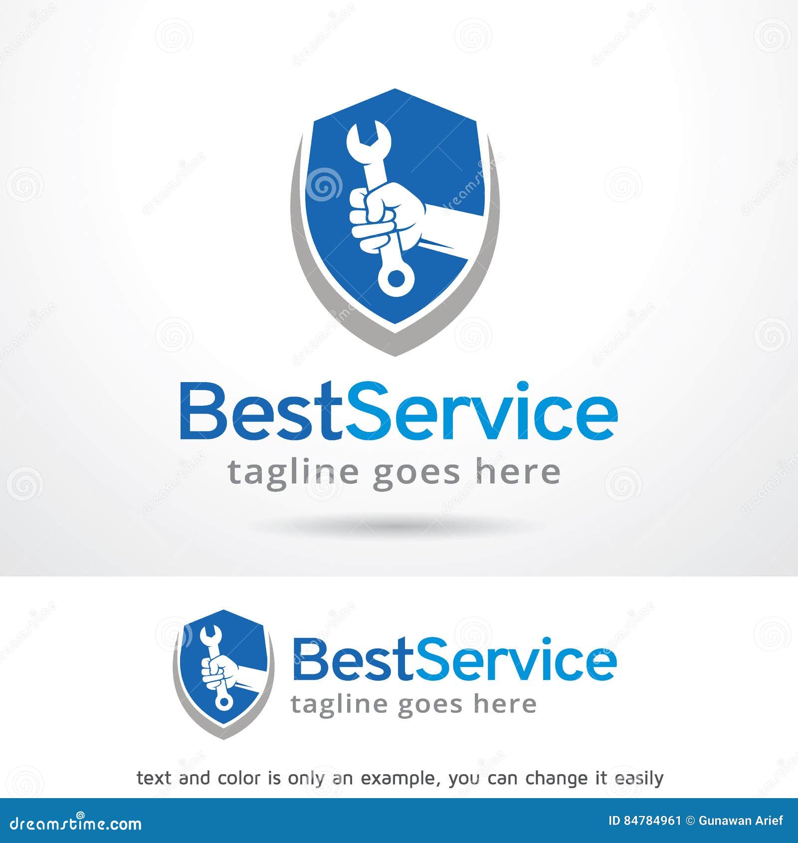 O Melhor Serviço Logo Template Design Vetora Ilustração do Vetor ...