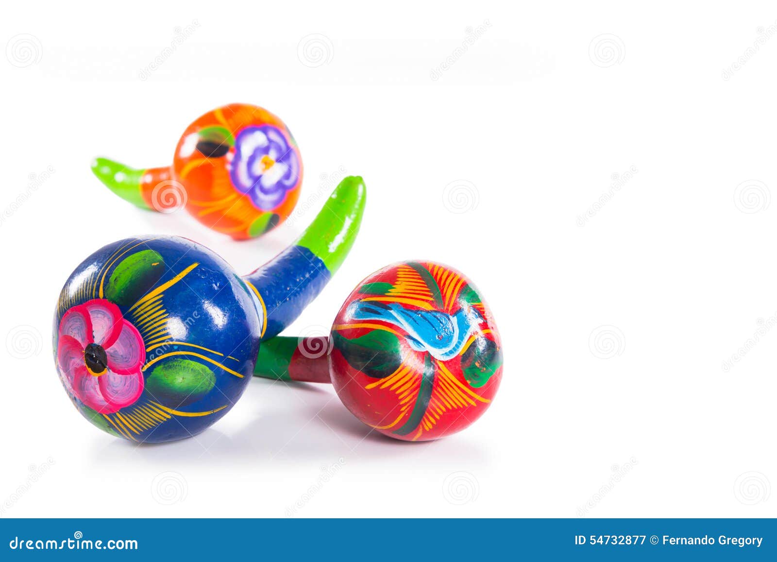 O Mexicano De Tradicional Chocalha No Branco Imagem de Stock - Imagem ...