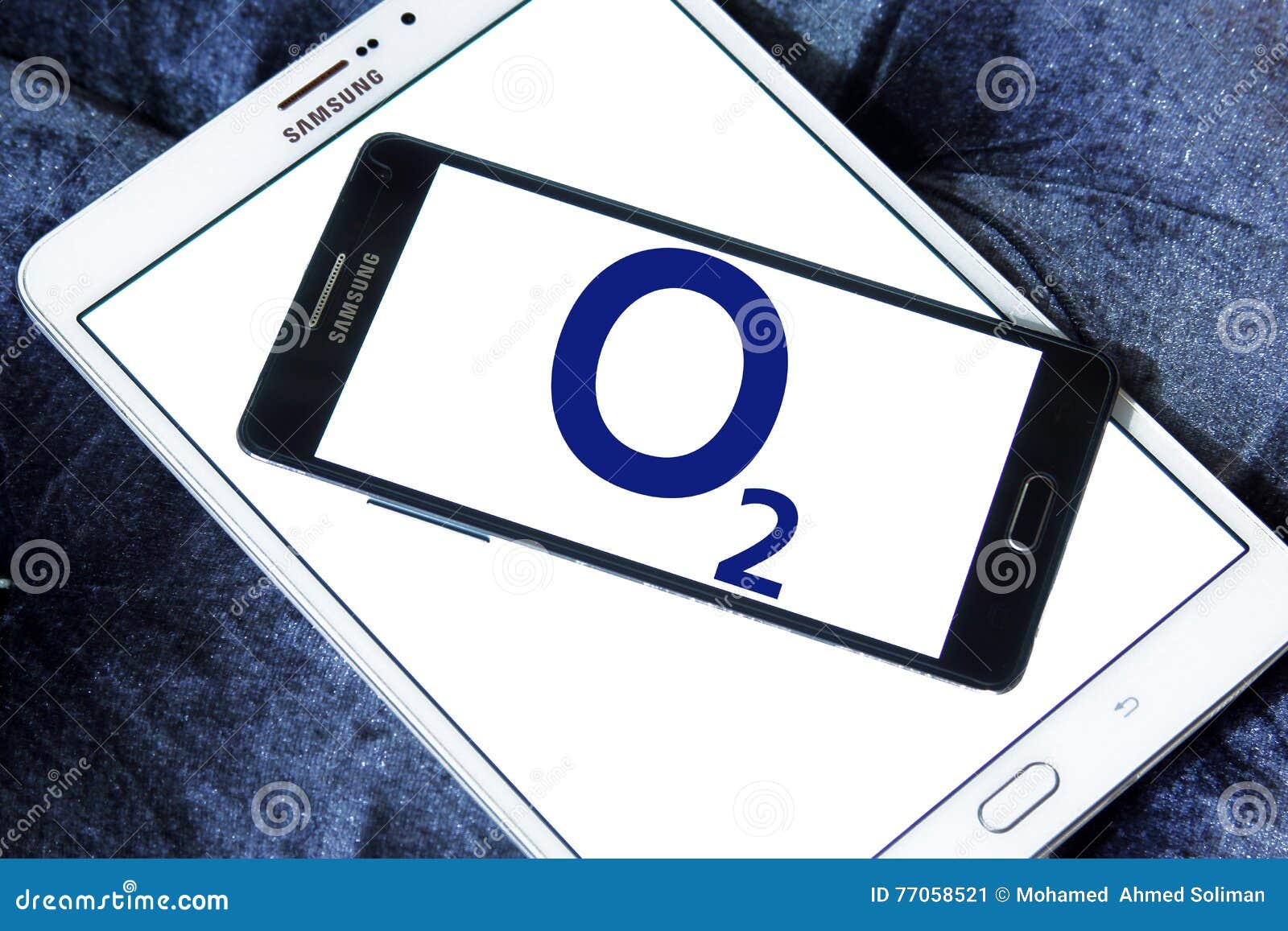 O2 mobile operator logo editorial photo. Image of icon - 77058521