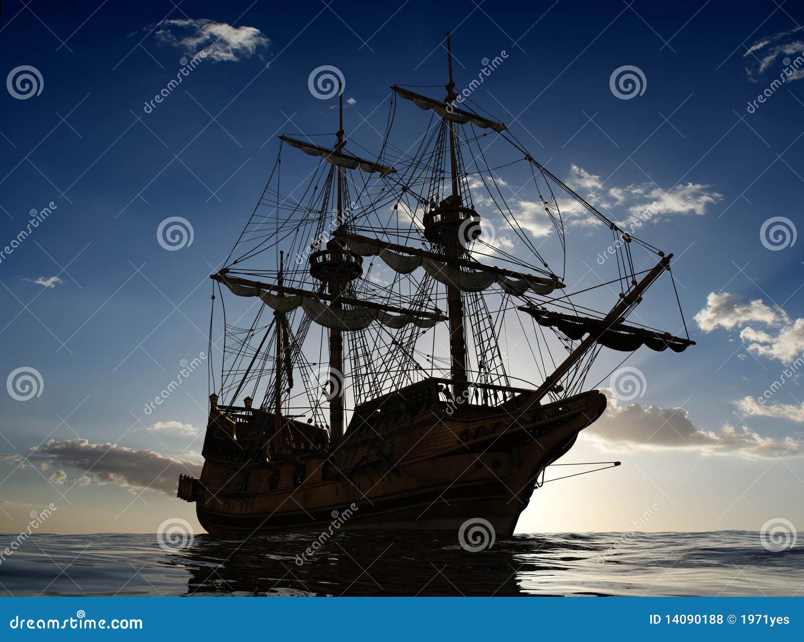 O navio antigo foto de stock. Imagem de retro, velho - 14090188