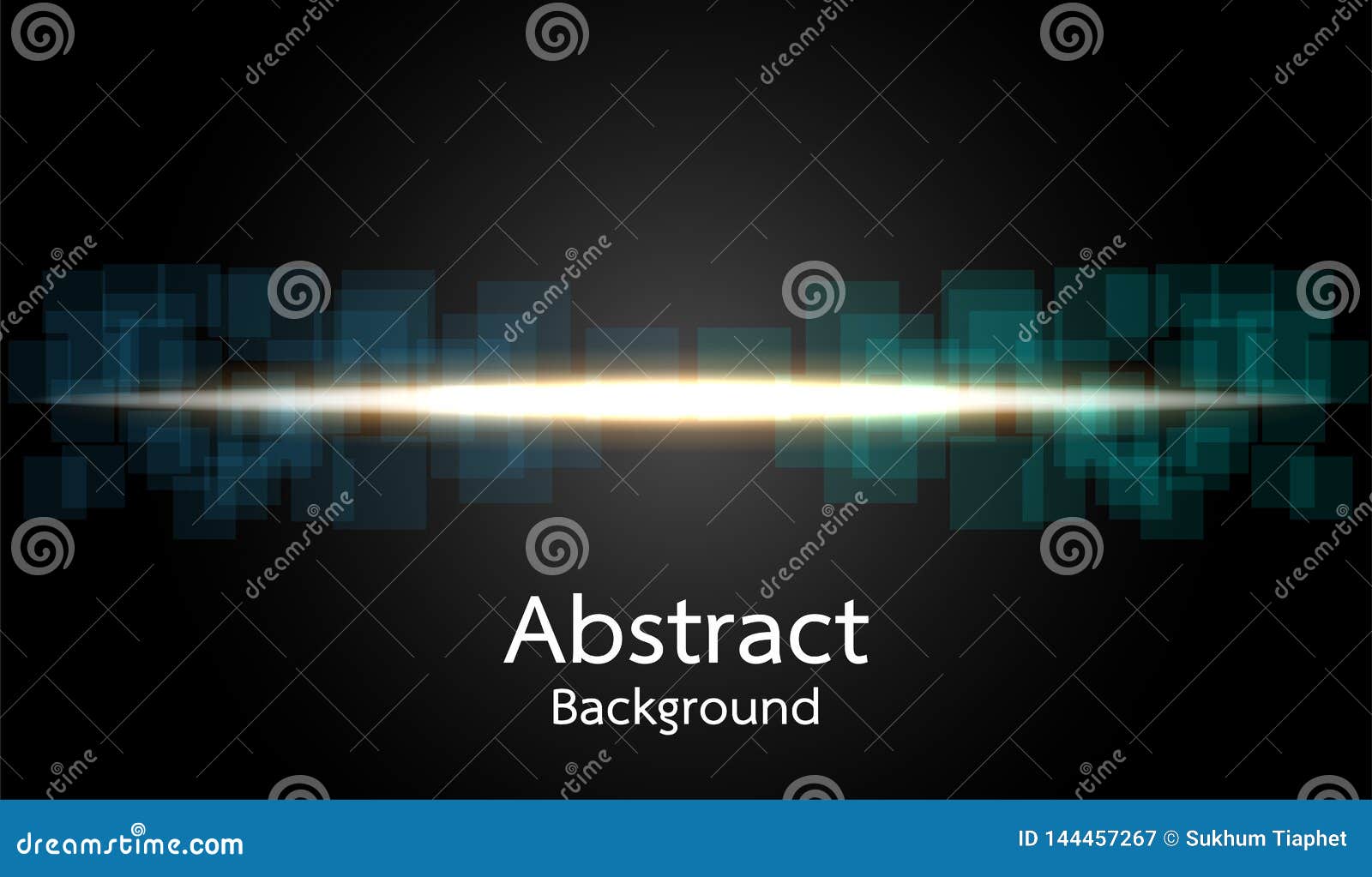 O Ouro Incandesce Efeito Da Luz No Fundo Preto Ilustração Stock ...