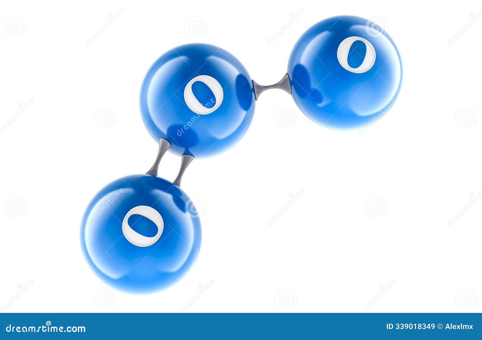 Molecule Blue Green Background Vector Illustration | CartoonDealer.com ...