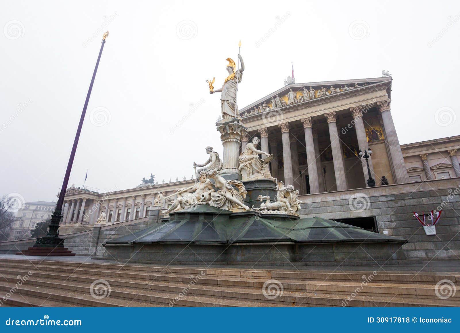O Parlamento Austríaco, Viena, Áustria Foto de Stock - Imagem de ...