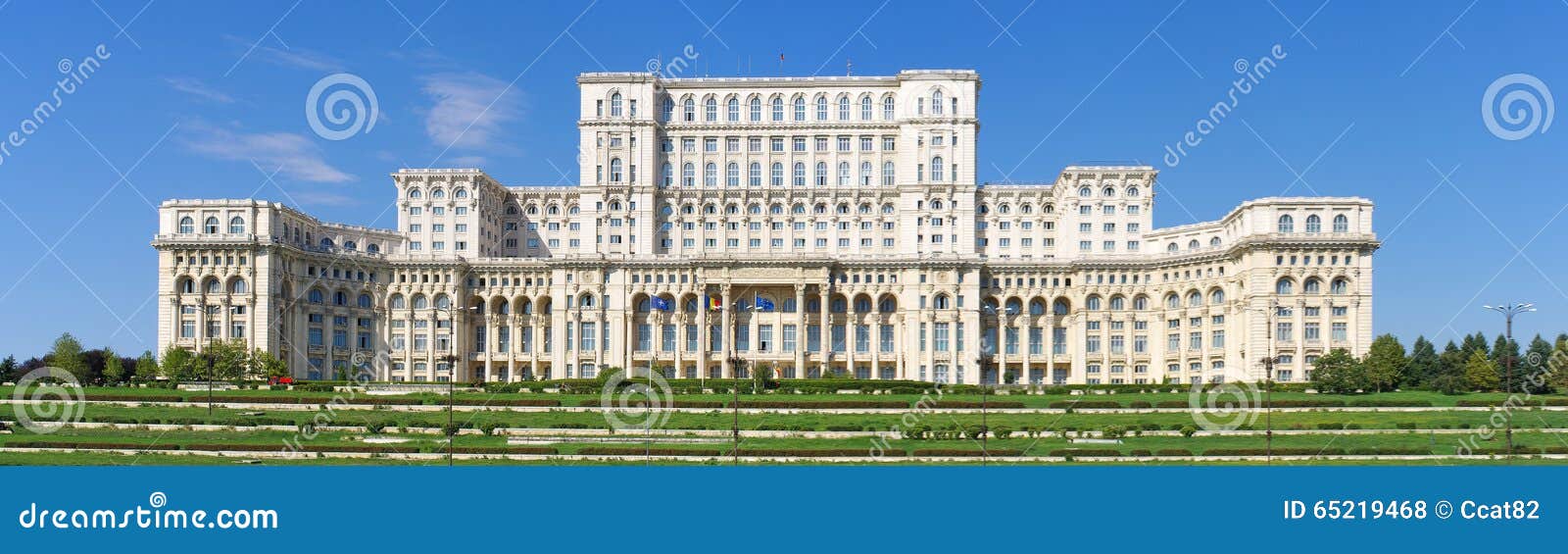 O Parlamento Romeno, Bucareste, Romênia Foto de Stock - Imagem de ...