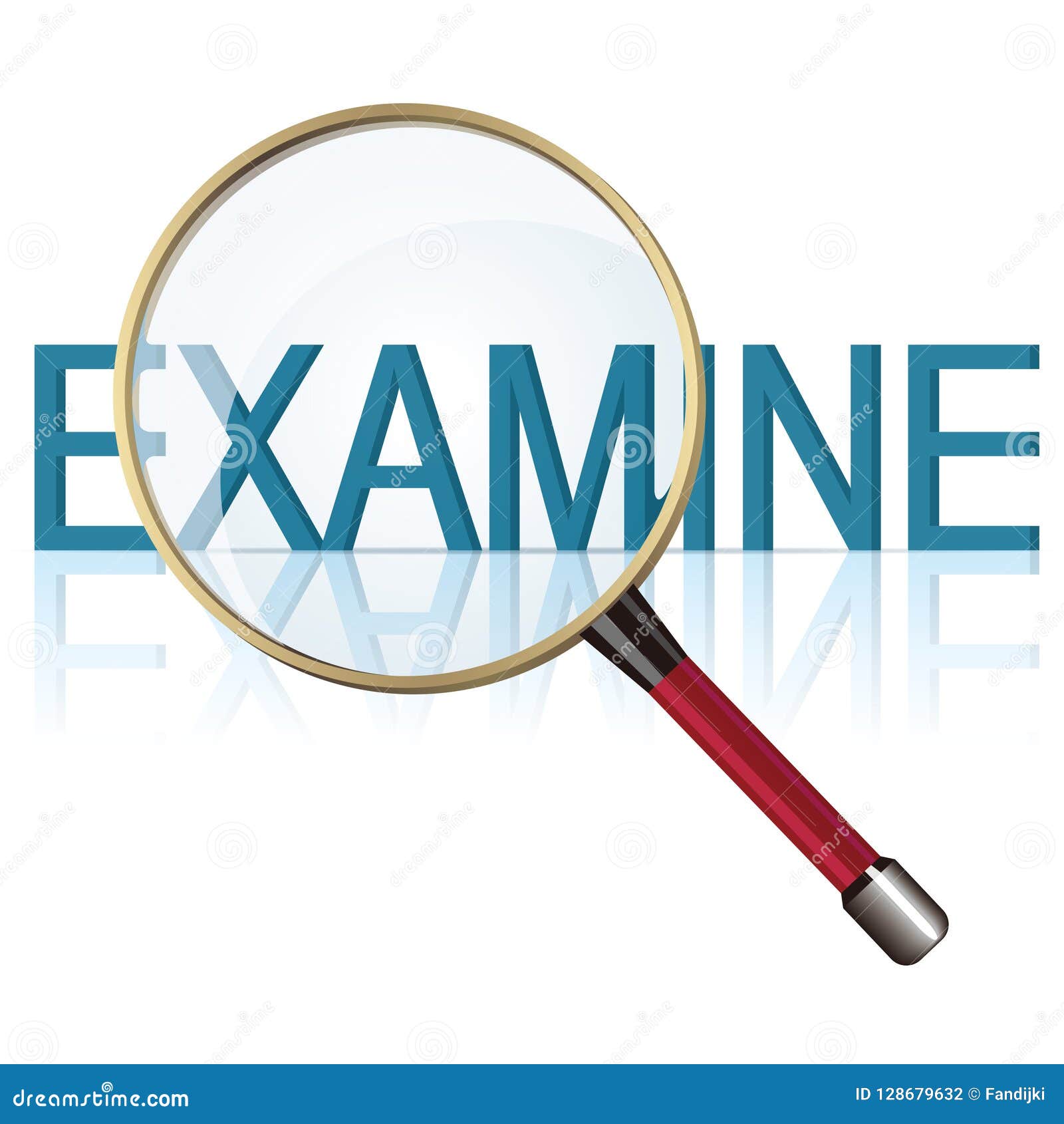 O Projeto De Letra Do Exame Ilustração do Vetor - Ilustração de ouro ...