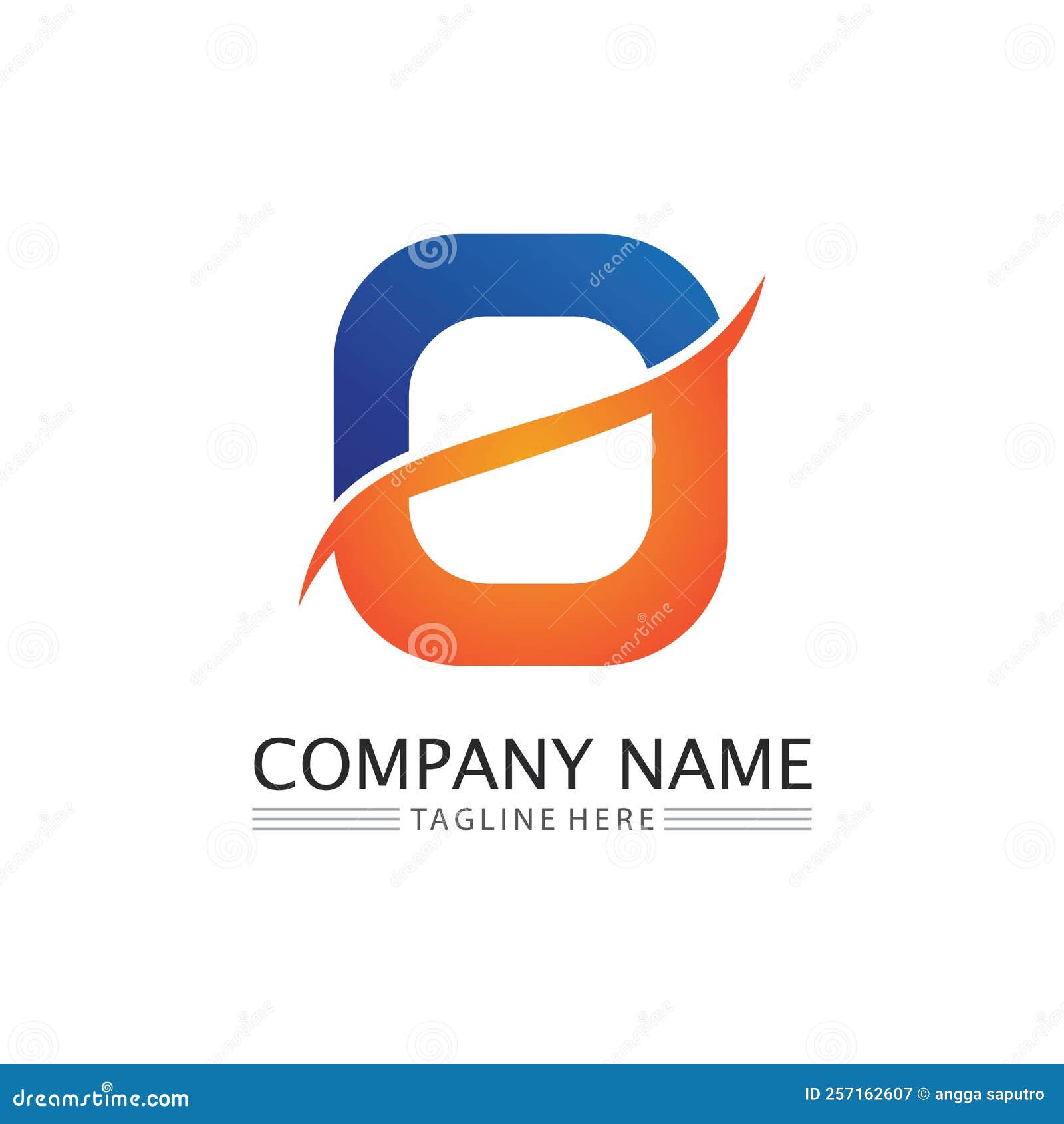 O Ring Logo Business and Circle Logo Design Vector Stock Vector ...