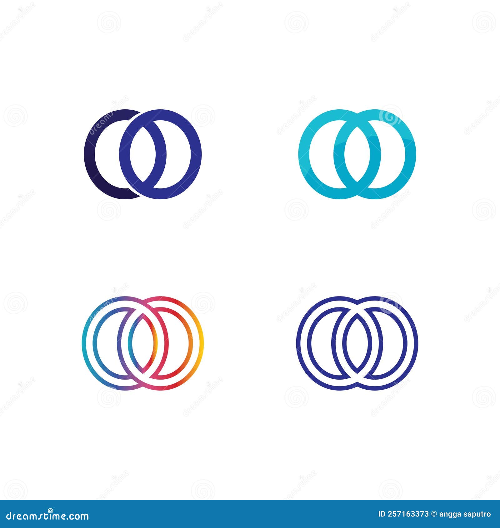 O Ring Logo Business and Circle Logo Design Vector Stock Vector ...