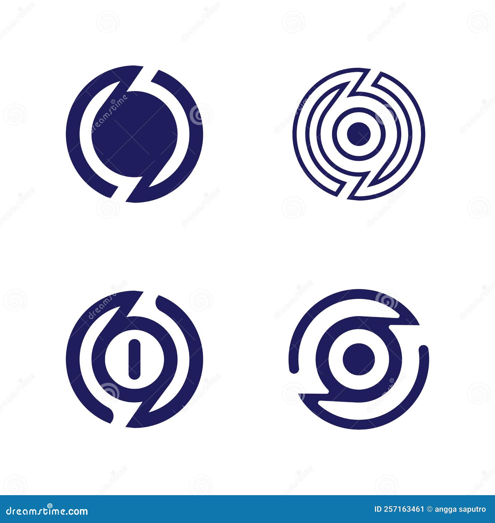 O Ring Logo Business and Circle Logo Design Vector Stock Illustration ...