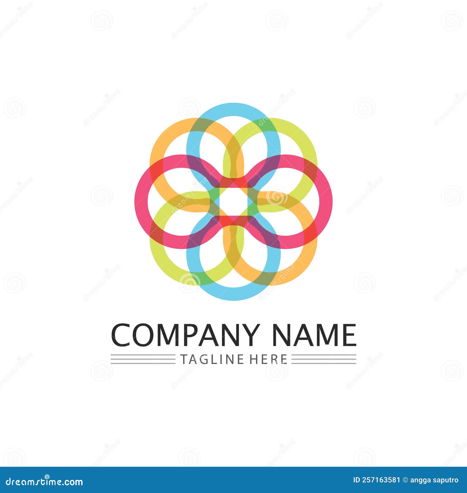 O Ring Logo Business and Circle Logo Design Vector Stock Illustration ...