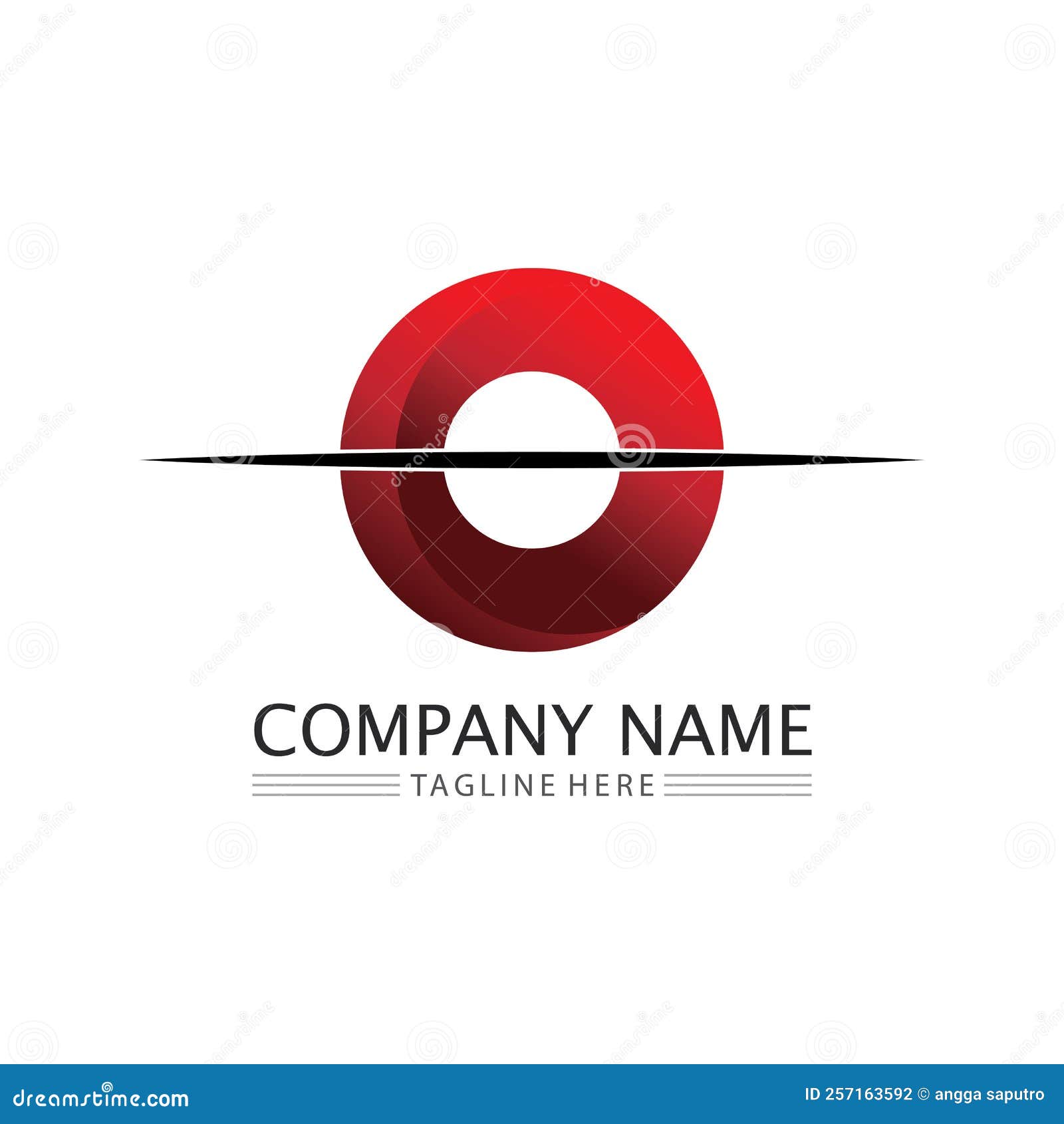 O Ring Logo Business and Circle Logo Design Vector Stock Illustration - Illustration of business ...