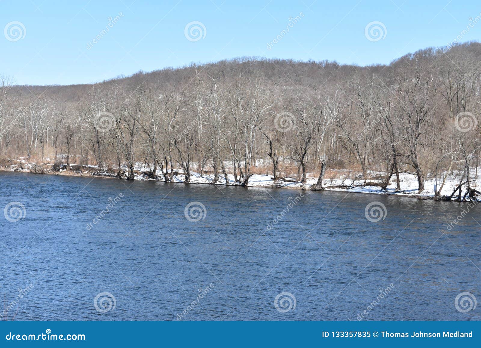 O Rio Delaware Ao Longo Da Estrada Do Rio Imagem de Stock - Imagem de ...