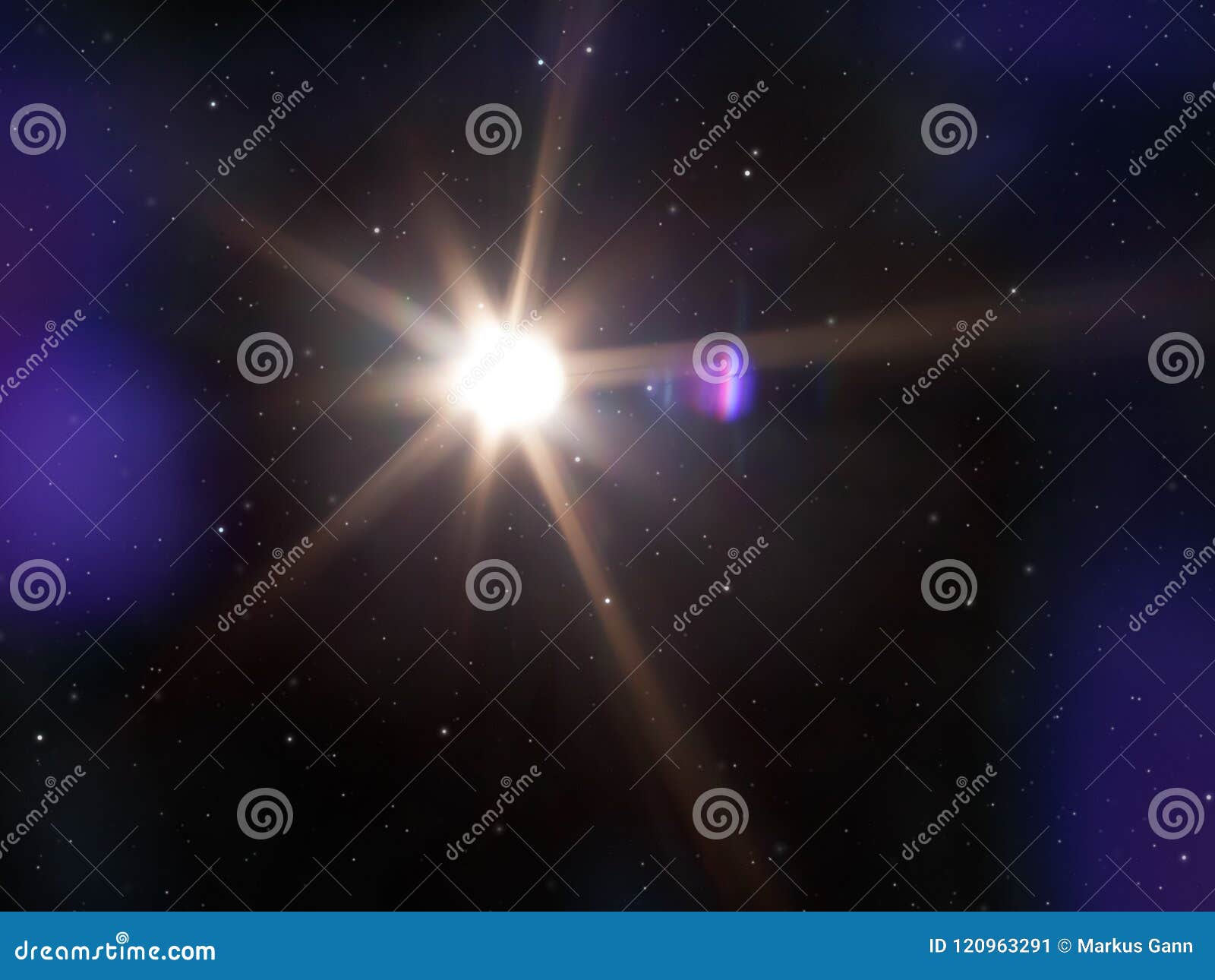 O sol e as estrelas ilustração stock. Ilustração de astrologia - 120963291