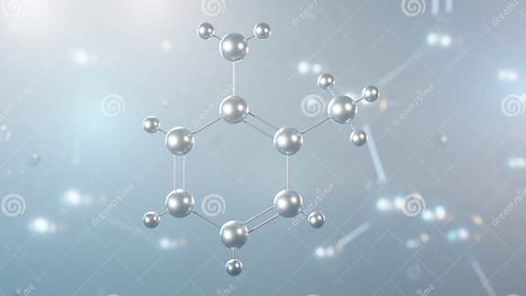 O-toluidine Molecular Structure, 3d Model Molecule, Ortho-toluidine ...