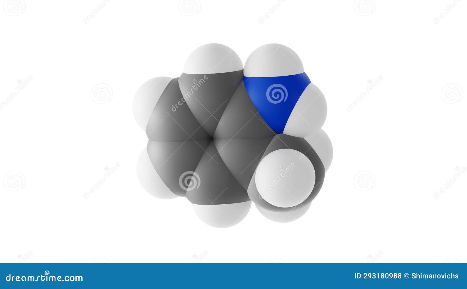O-toluidine Molecule, Isomeric Toluidines Molecule Molecular Structure ...