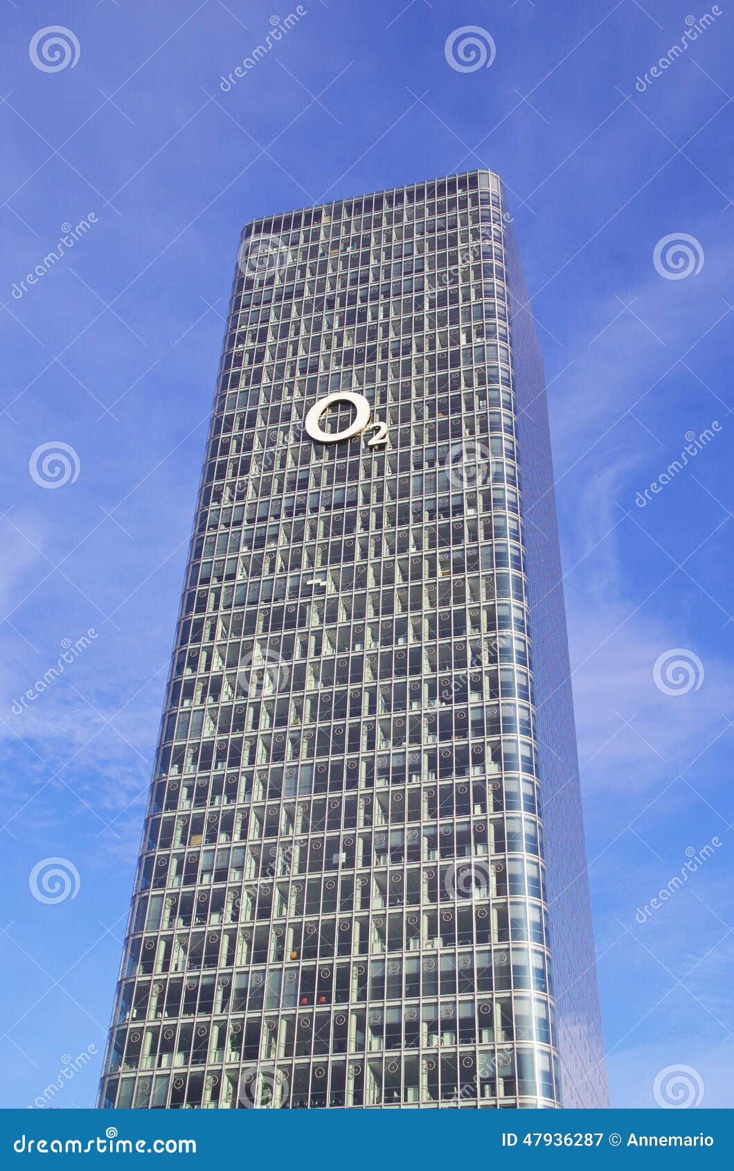 O2 tower Munich, Germany editorial photography. Image of modern - 47936287