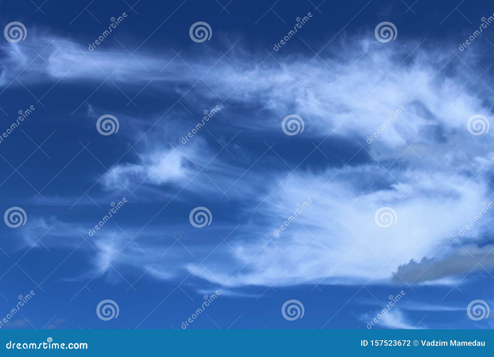 O Vento Azul Sopra Nuvens Textura Foto de Stock - Imagem de clima ...