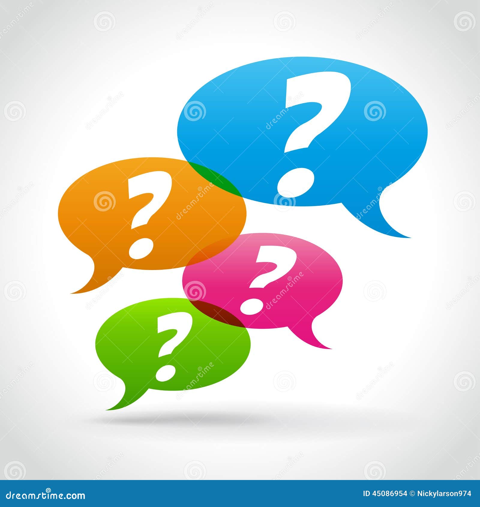 O Vetor Questiona O Conceito Ilustração do Vetor - Ilustração de vetor ...